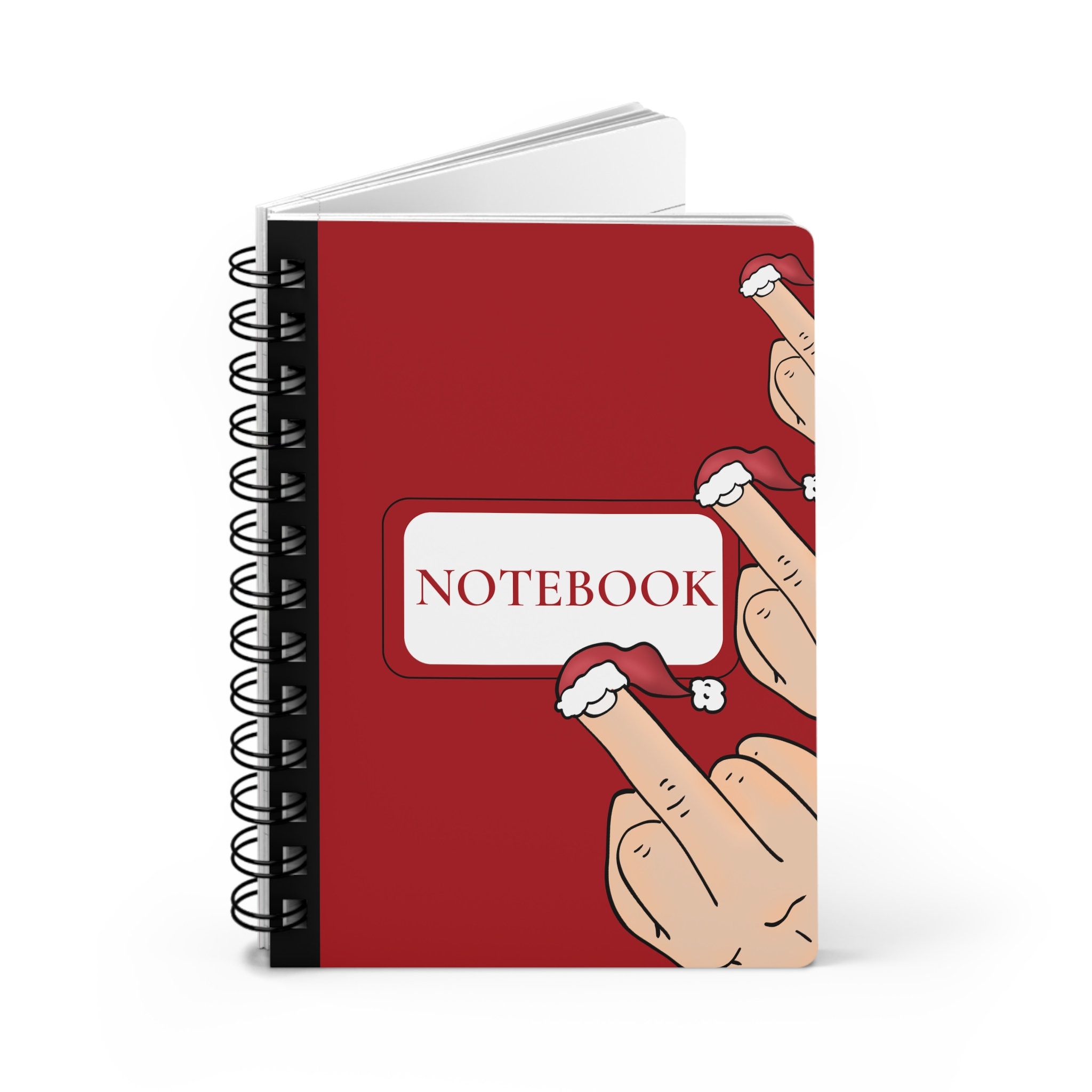 Middle Finger Funny Spiral Bound Notebooks, Middle Finger Gifts, Middle ...