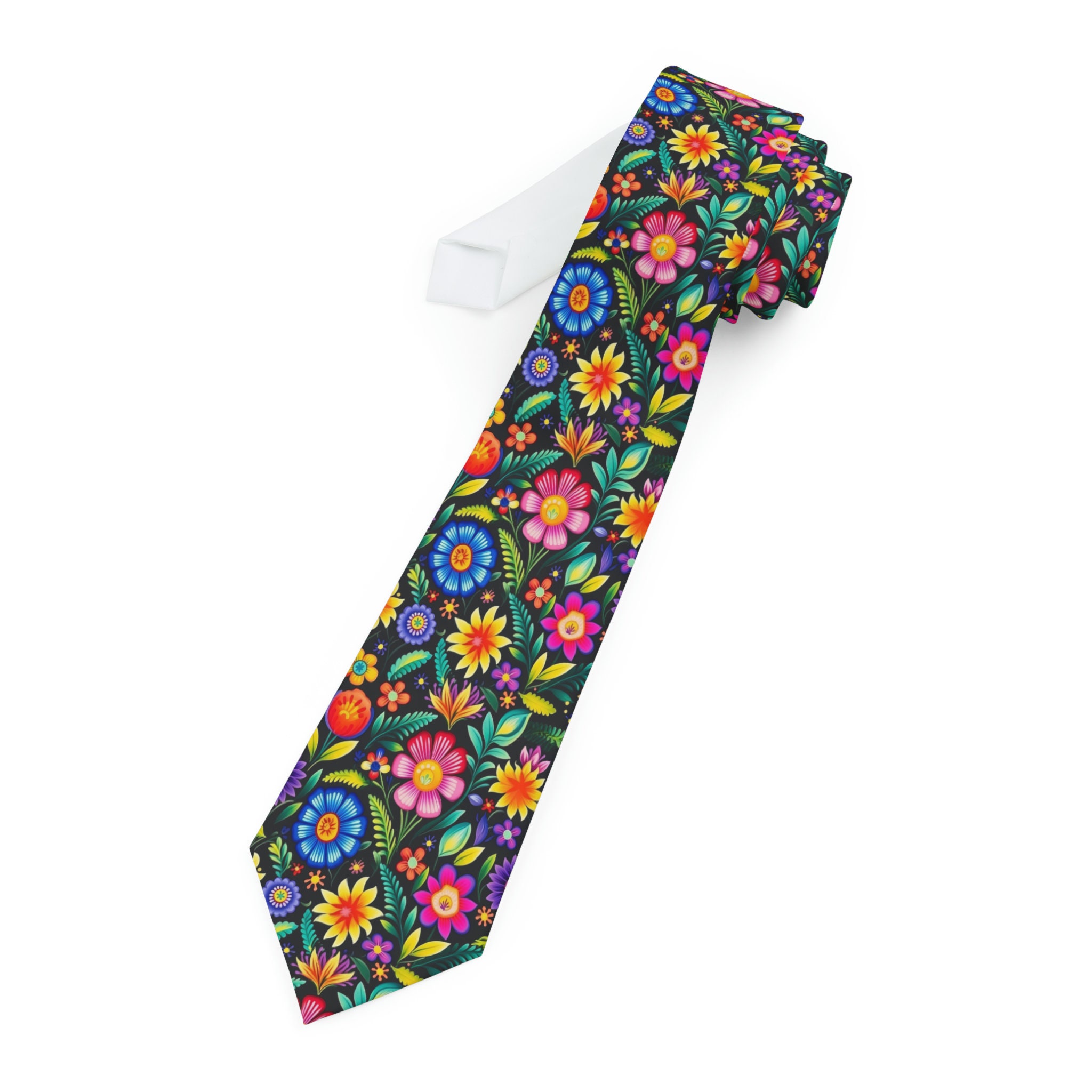 Mexican Fiesta Necktie, Mexican Floral Gifts, Mexico Gifts, Mexican ...