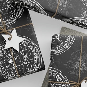 Ancient Mystical Gift Wrapping Paper Roll, Mystical Gift Wrapping Paper ...