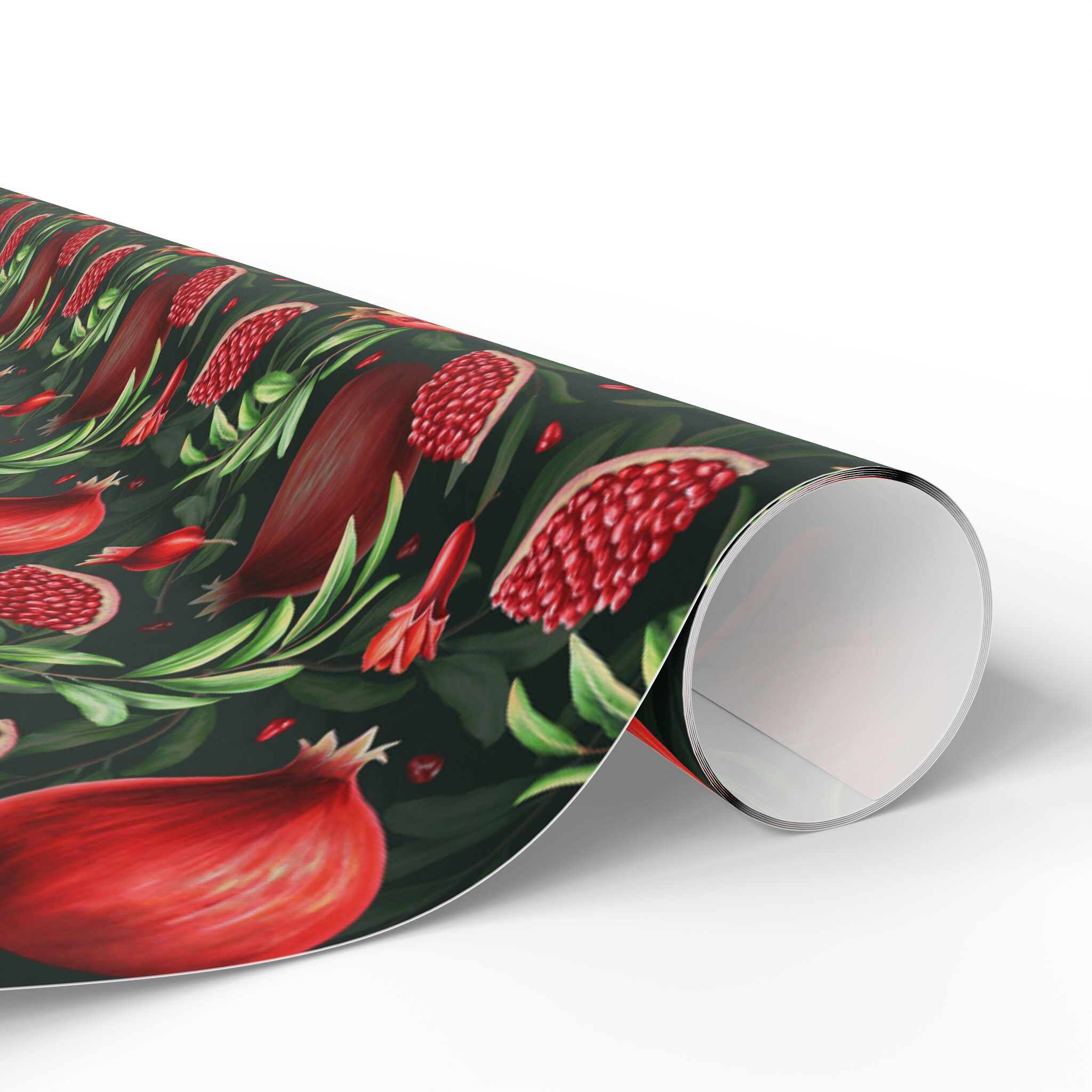 Pomegranate Gift Wrapping Paper Roll, Pomegranate Wrapping Paper ...