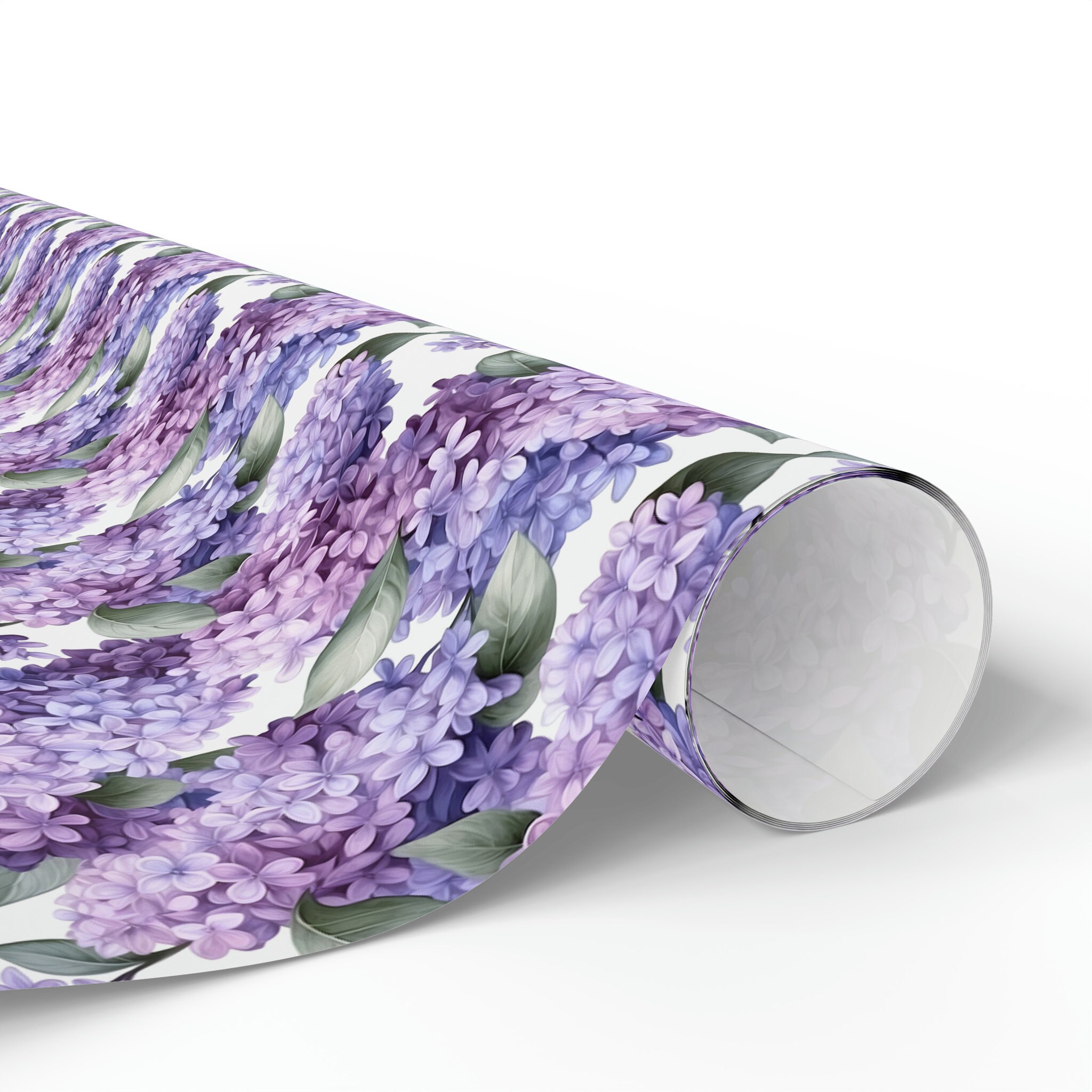 Lilac Flower Gift Wrapping Paper, Lilac Wrapping Paper, Lilac Birthday ...