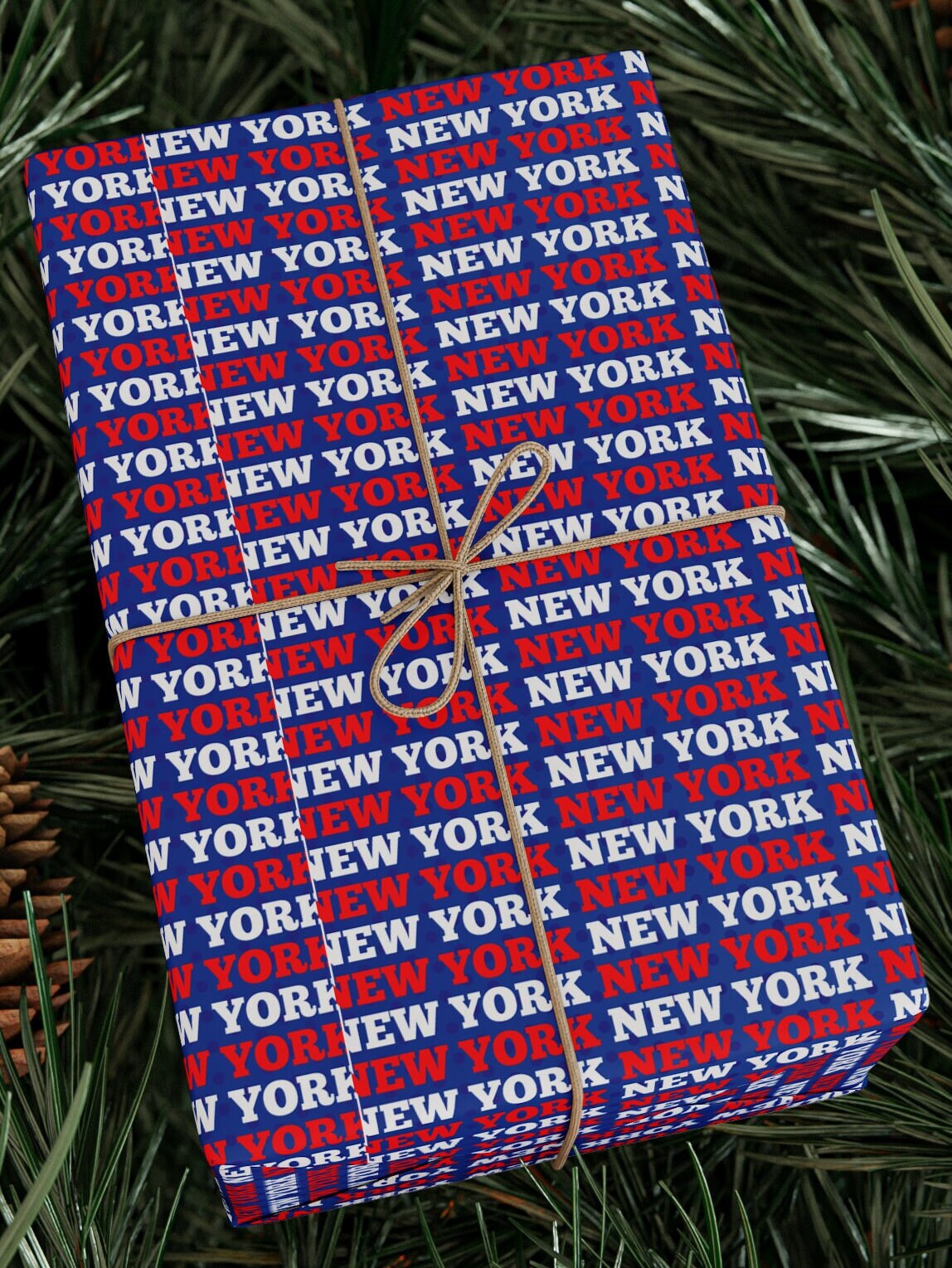 New York Birthday Wrapping Paper Roll, New York Gifts, New York ...