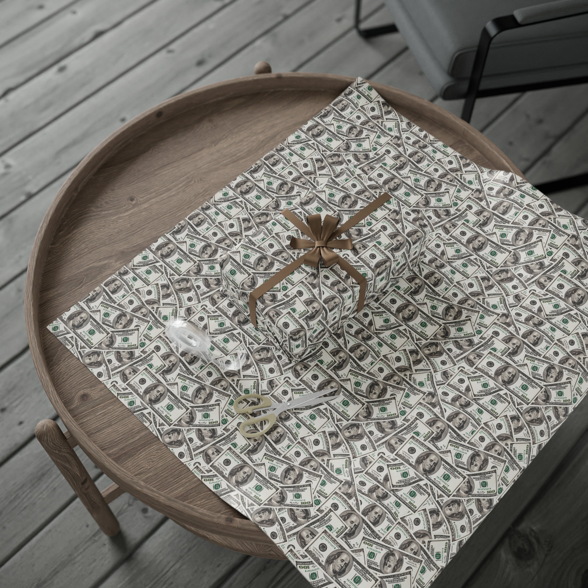 Hundred Dollar Bills Wrapping Paper, Hundred Dollar Gift Wrapping Paper ...