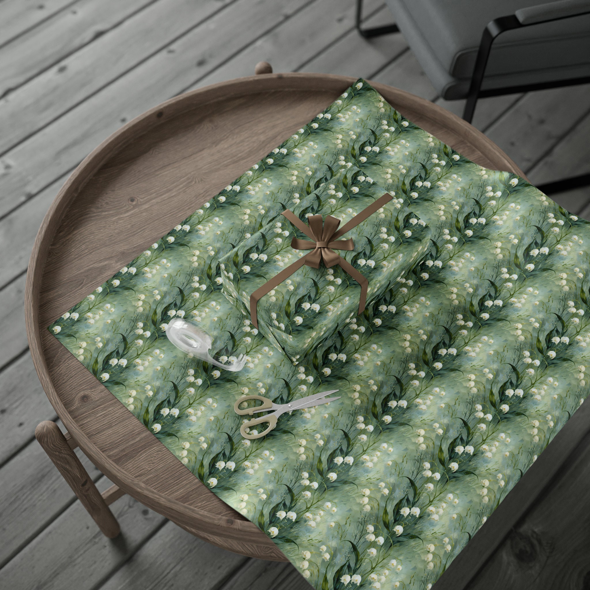 Lily of the Valley Gift Wrapping Paper Roll, Lily of the Valley Gift ...
