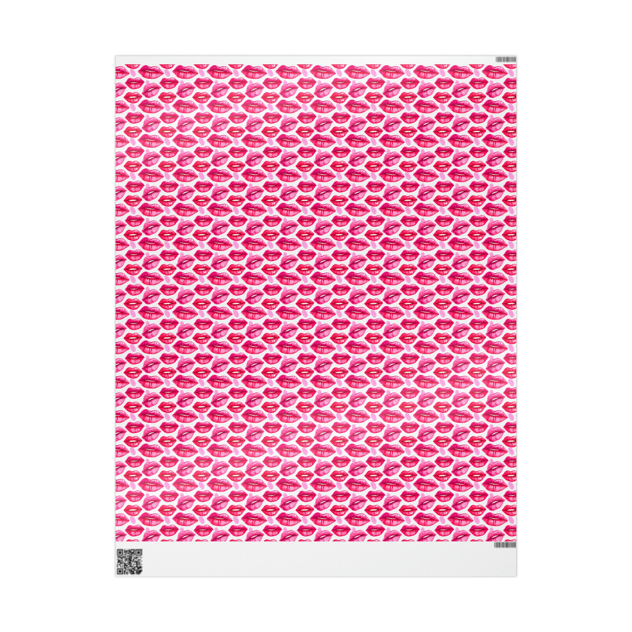 Lips Gift Wrapping Paper Roll, Sensual Lips Gift Wrapping Paper, Lips ...