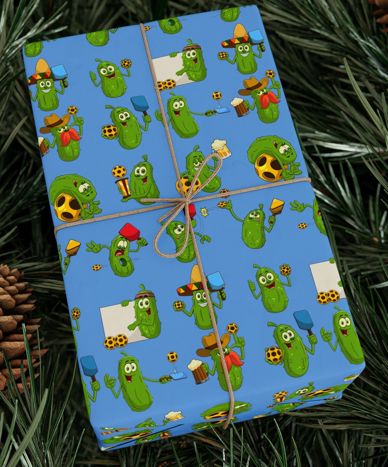 Pickle Gift Wrapping Paper Roll, Funny Pickle Gift Wrapping Paper ...