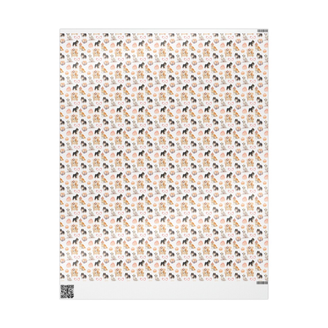 Dog Wrapping Paper Roll, Birthday Dog Gift Wrapping Paper, Dog Birthday ...