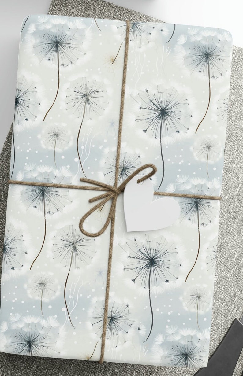 Dandelion Flower Wrapping Papers, Dandelions Gifts, Dandelion Birthday ...