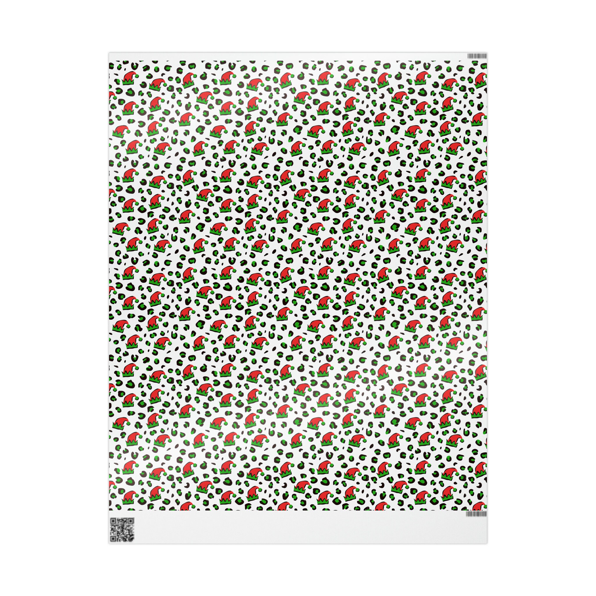 Elf Hat Wrapping Paper Roll, Elf Wrapping Paper, Elf Christmas Gift ...