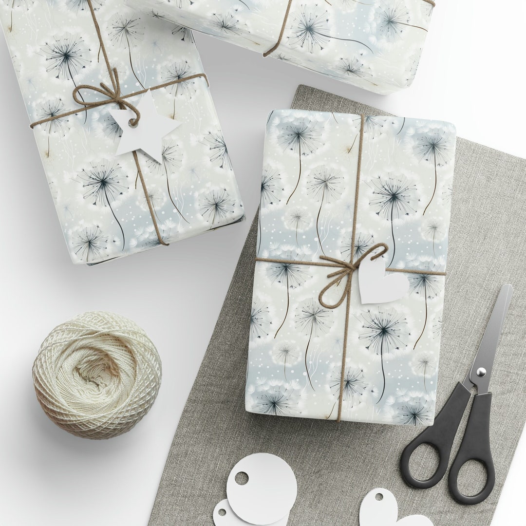 Dandelion Flower Wrapping Papers, Dandelions Gifts, Dandelion Birthday ...