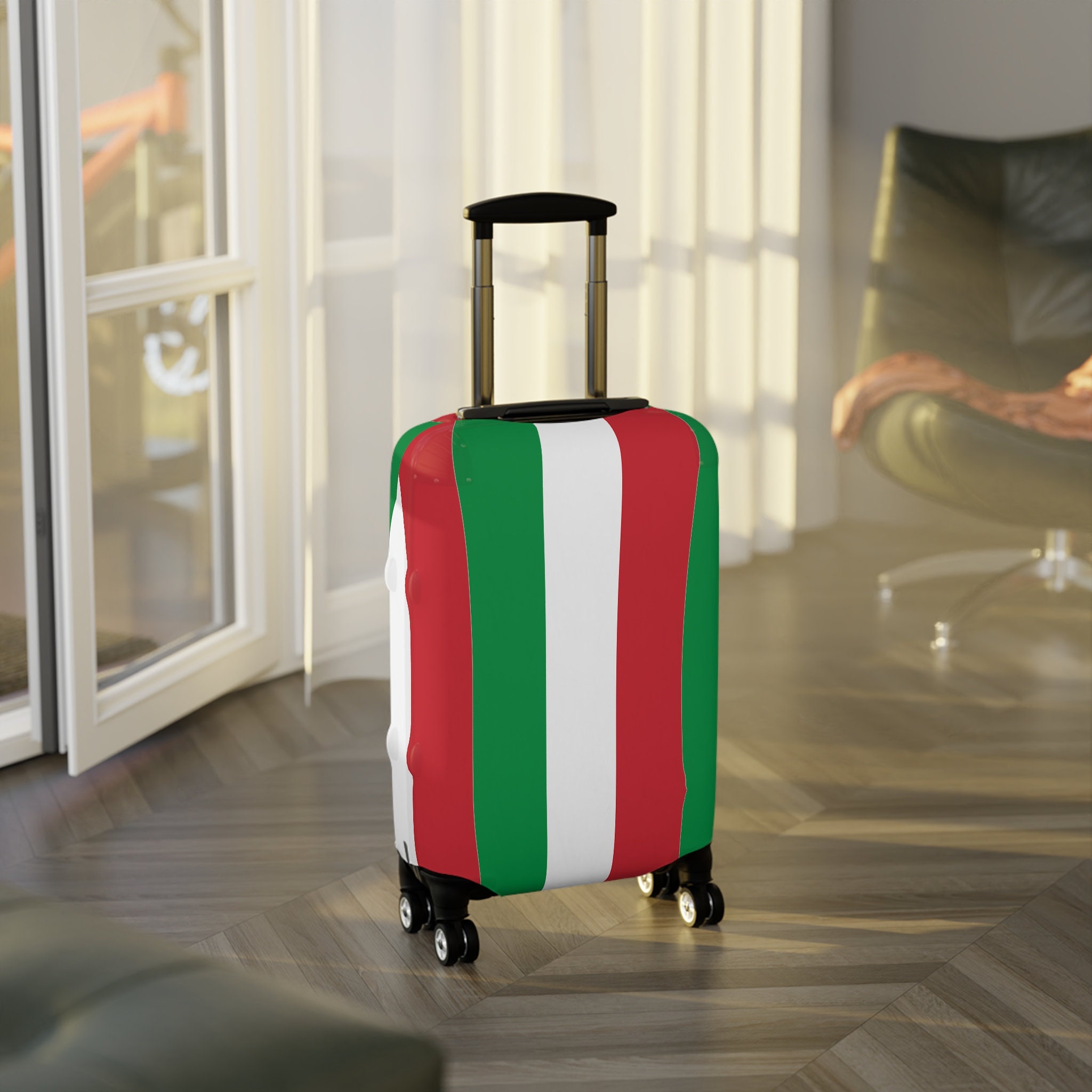Italy Flag Luggage Cover, Italy Flag Luggage Protector - Etsy