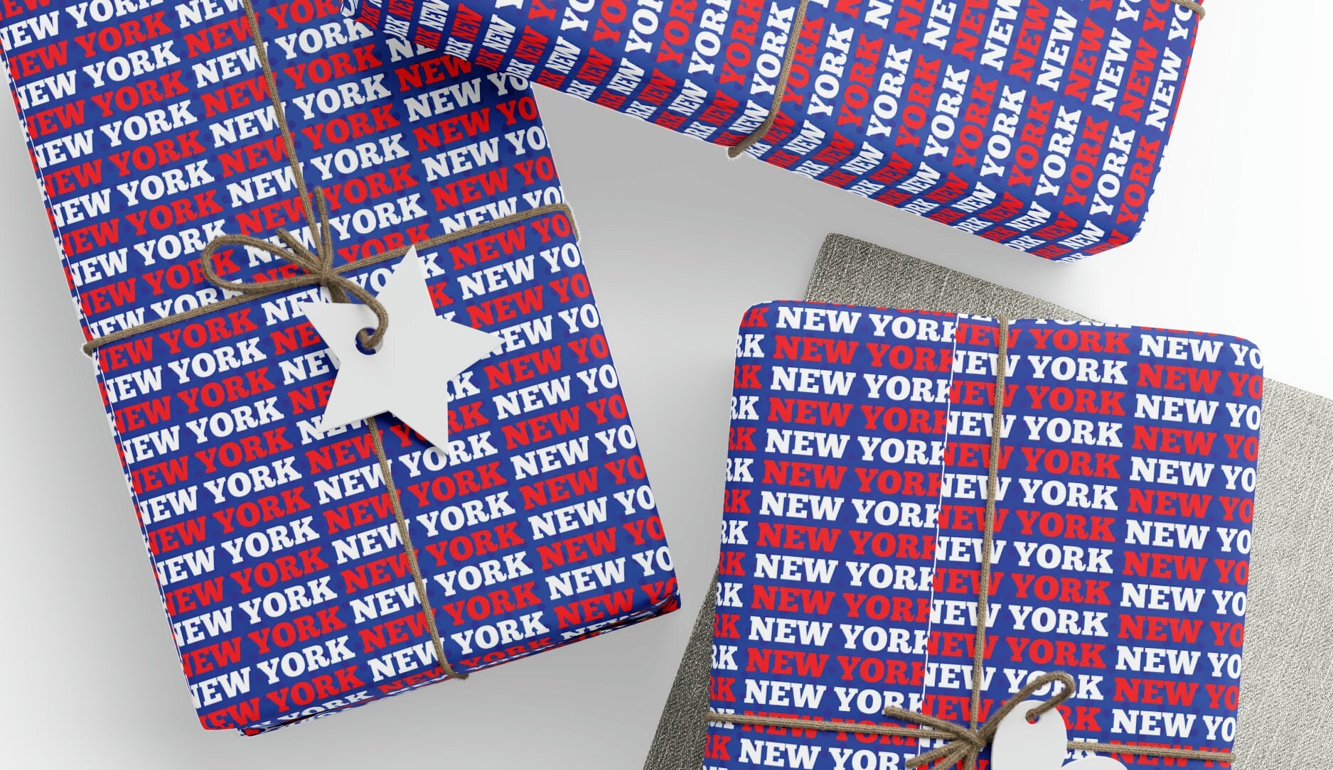 New York Birthday Wrapping Paper Roll, New York Gifts, New York ...