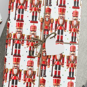 Nutcracker Gift Wrapping Paper Roll, Christmas Nutcrackers Gift ...