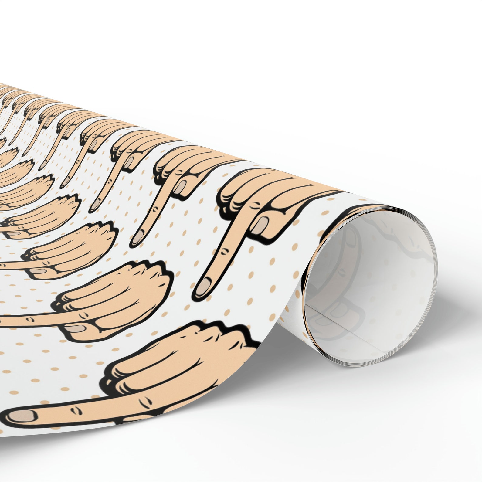 Middle Finger Wrapping Paper Roll, Funny Middle Finger Gift Wrapping ...