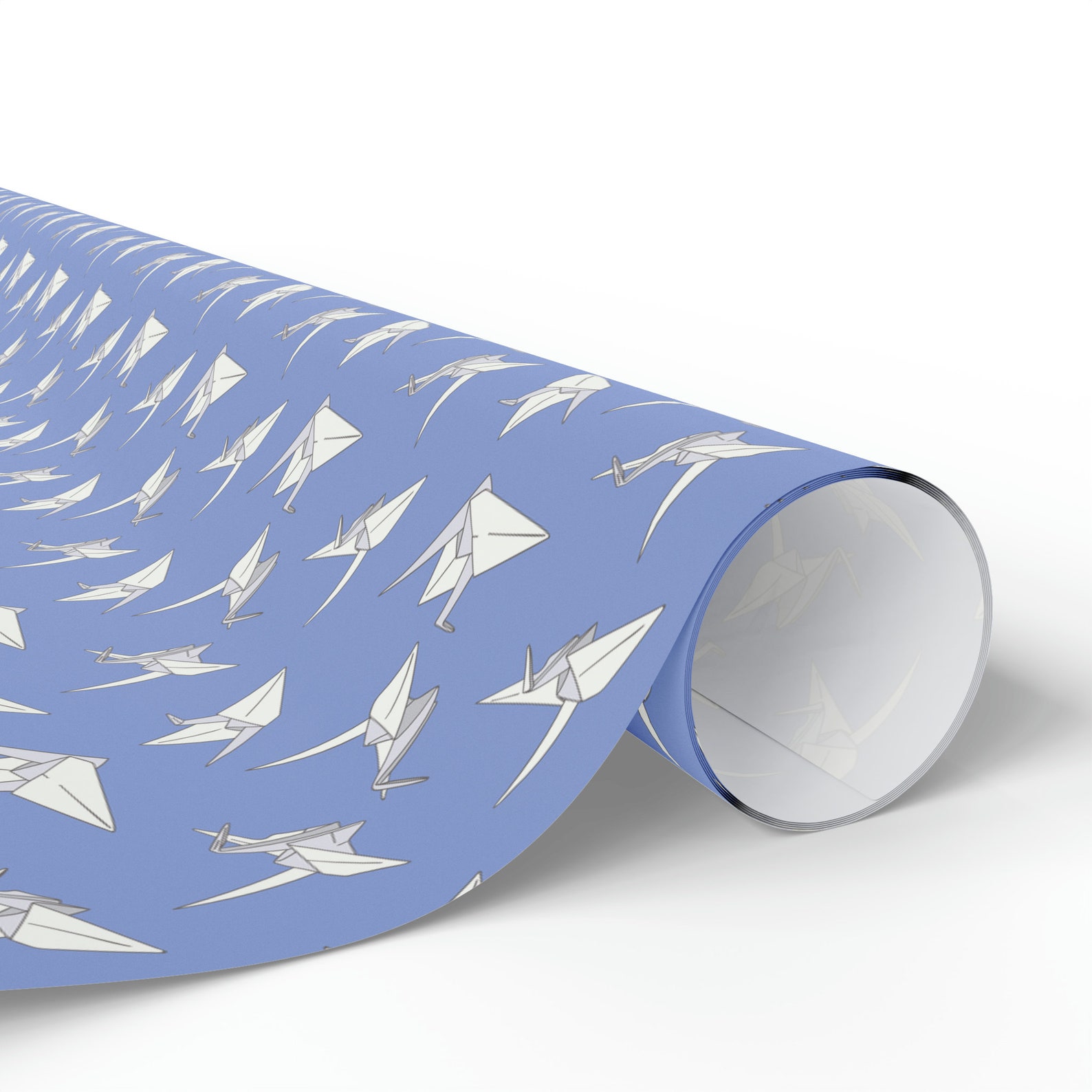 Origami Gift Wrapping Paper, Origami Blue Wrapping Paper, Origami Kids ...