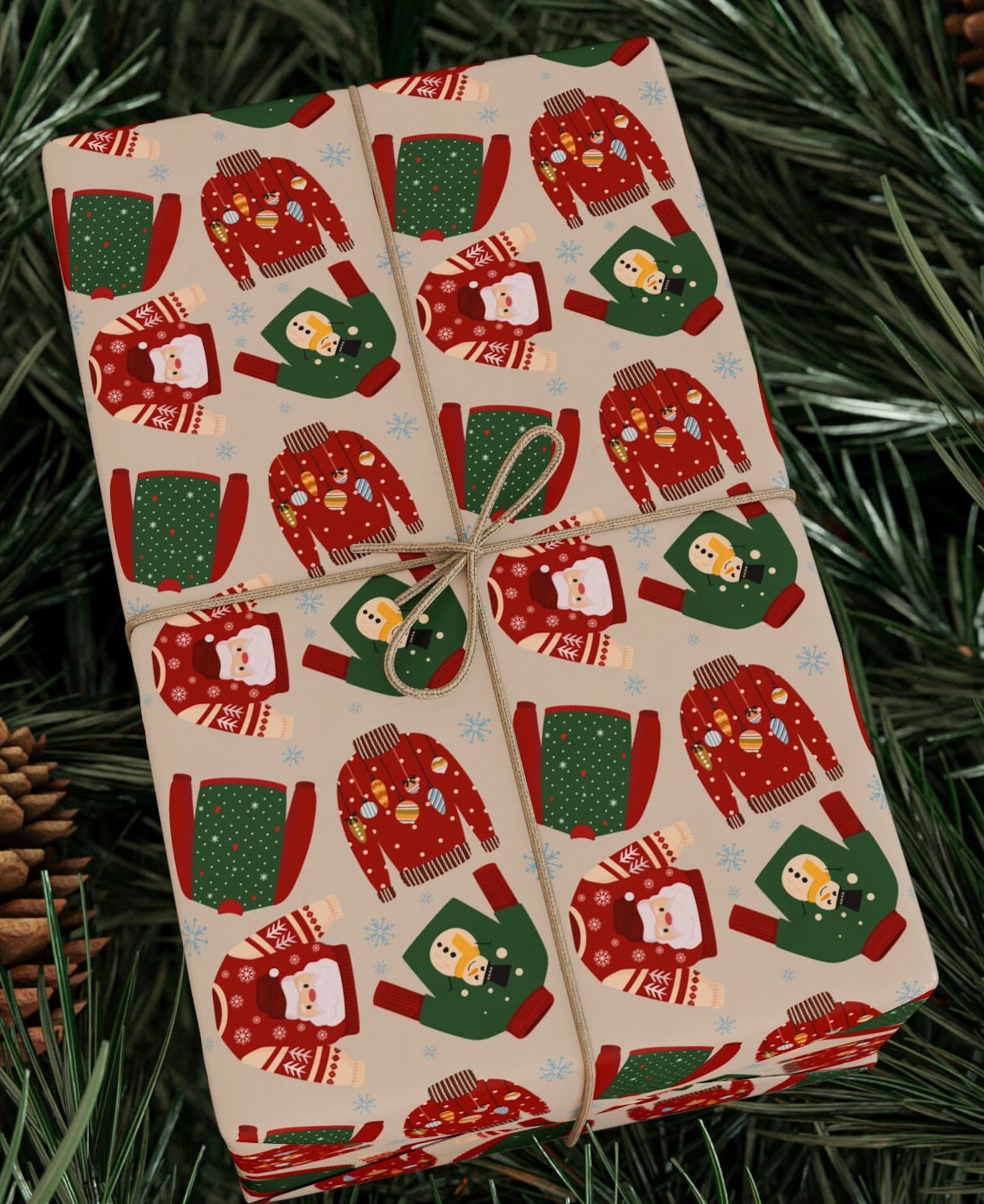 Ugly Sweater Gift Wrapping Papers, Ugly Sweater Christmas Gifts ...