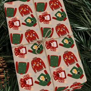 Ugly Sweater Gift Wrapping Papers, Ugly Sweater Christmas Gifts ...