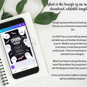 Halloween Spook-tacular Party Invitation, Digital Download October ...