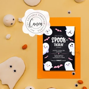 Halloween Spook-tacular Party Invitation, Digital Download October ...