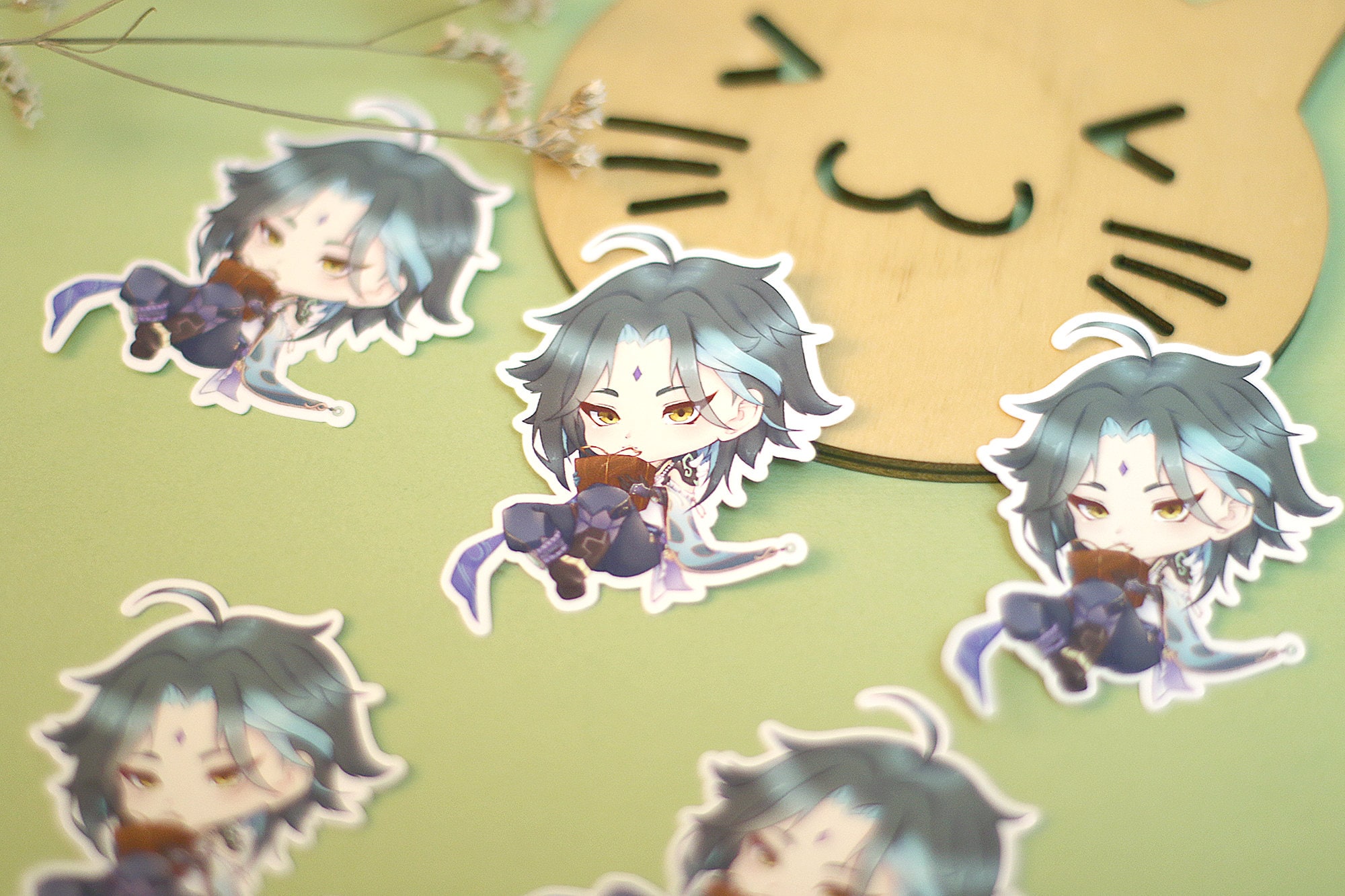 Xiao genshin Impact Stickers Genshin Impact Stickers - Etsy