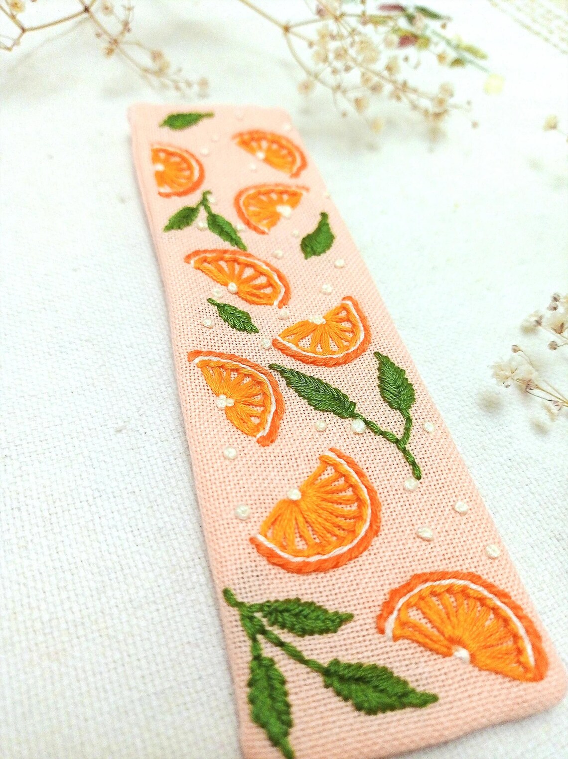 PDF Pattern Bookmark Citrus - Embroidery Designs - DIY Embroidered ...