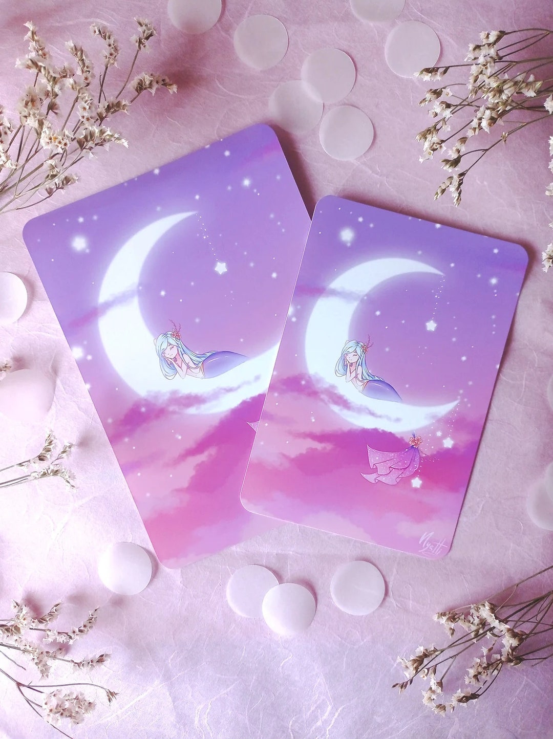 Purple Dream Mermaid Art Print ~ Mermay ~ Cute Mermaid ~ Dream Purple ...