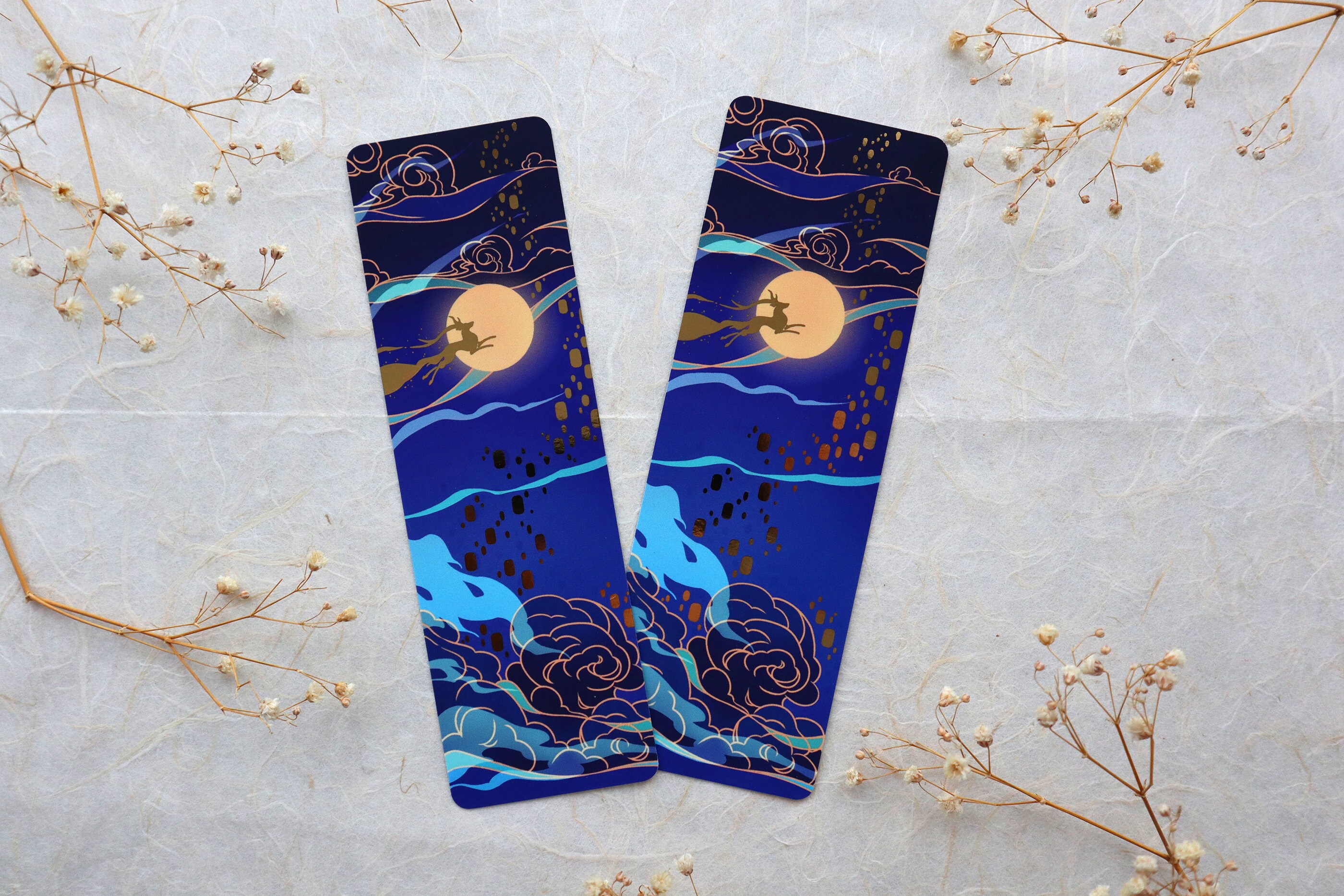 Foiled Genshin Impact Bookmark Lantern Rite Liyue Genshin - Etsy