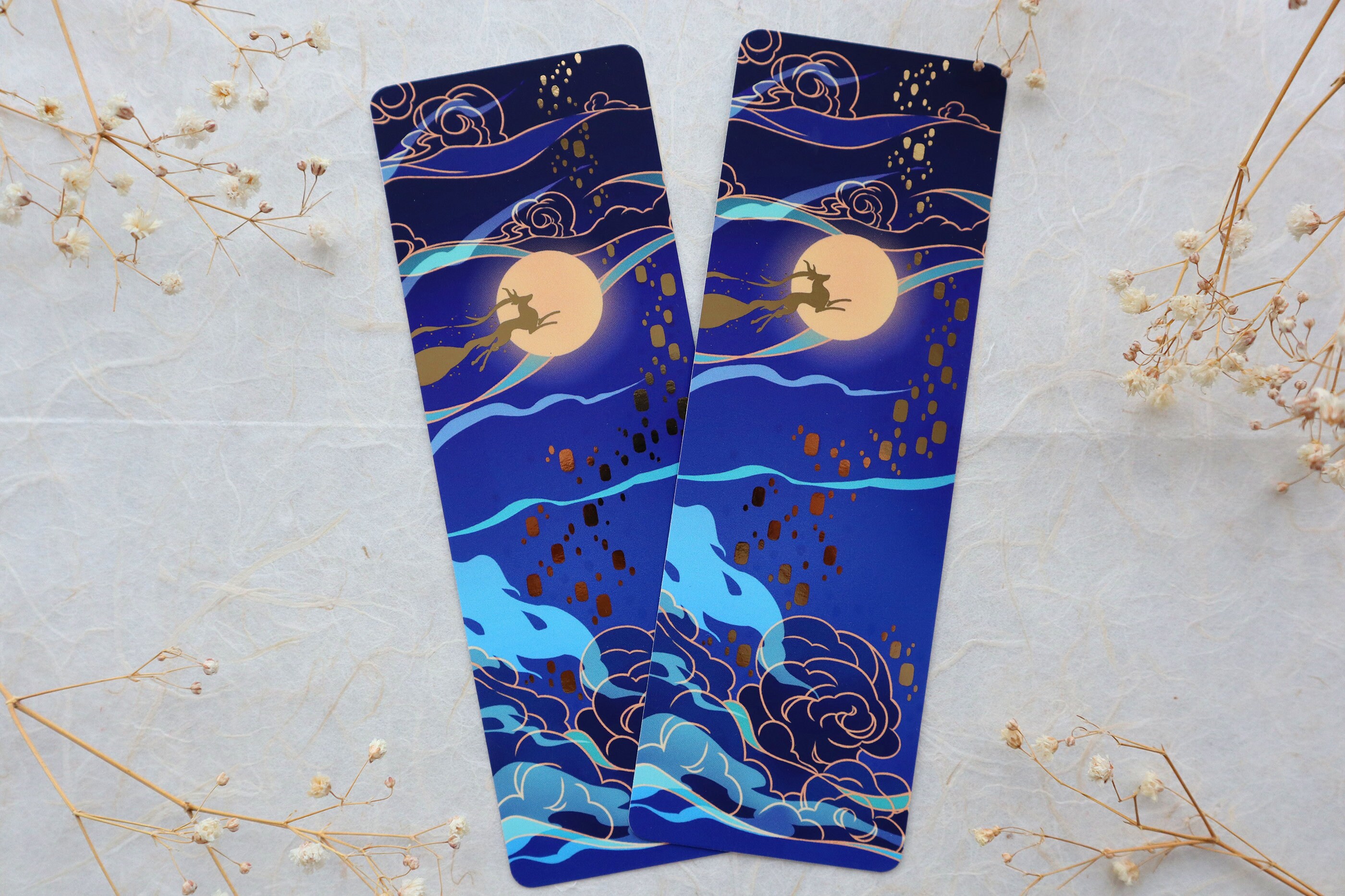 Foiled Genshin Impact Bookmark Lantern Rite Liyue Genshin - Etsy