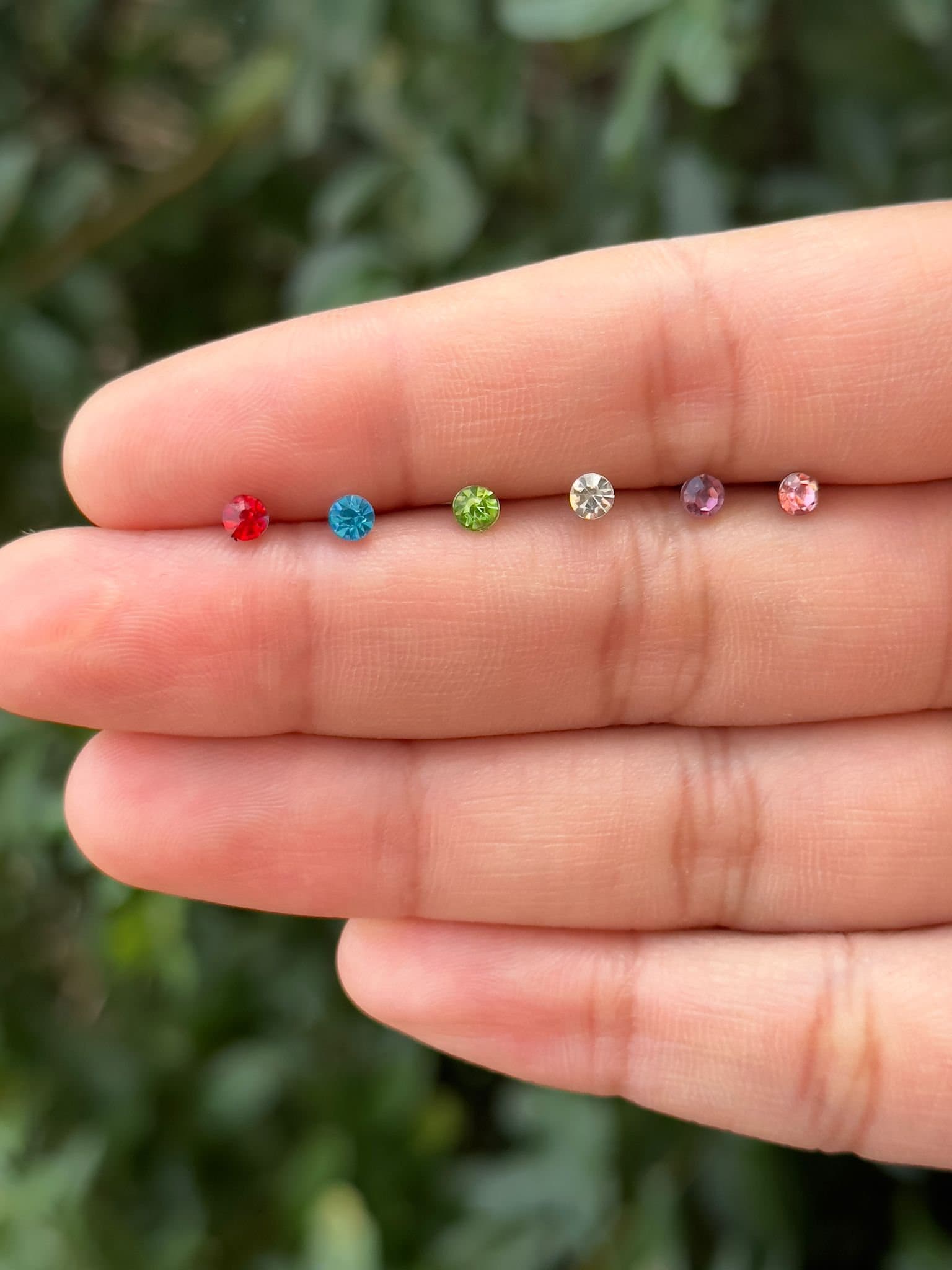 3mm Circle Nose Stud, Different Colours Nose Stud,ball End Nose Stud ...