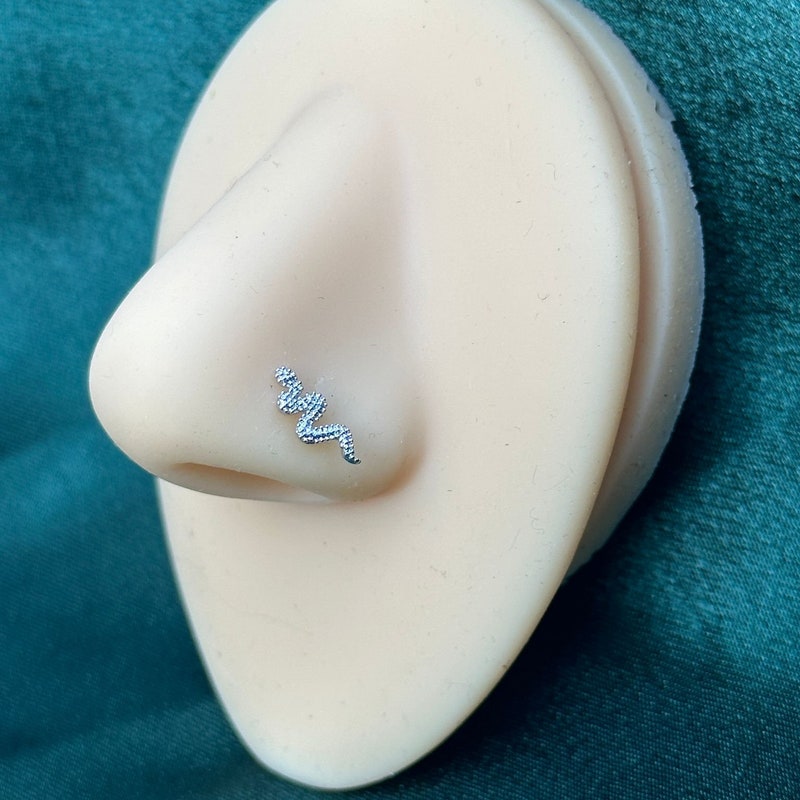 Snake Nose Ring - Etsy