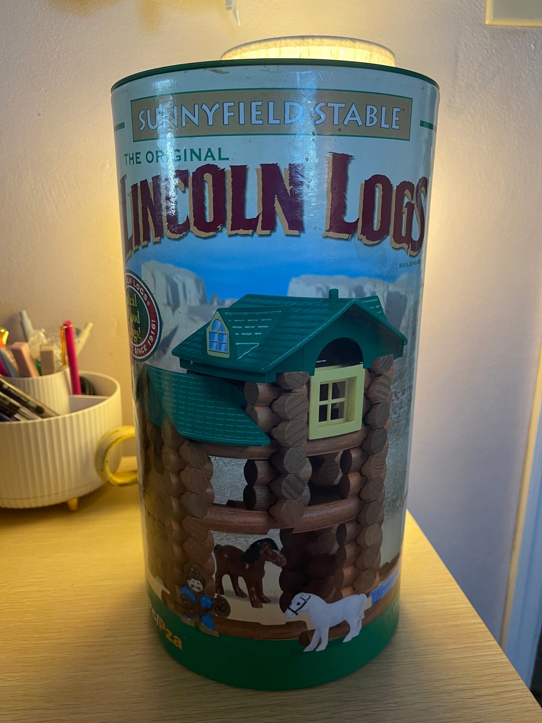 Lincoln Logs Sunnyfield Stable Set - Etsy