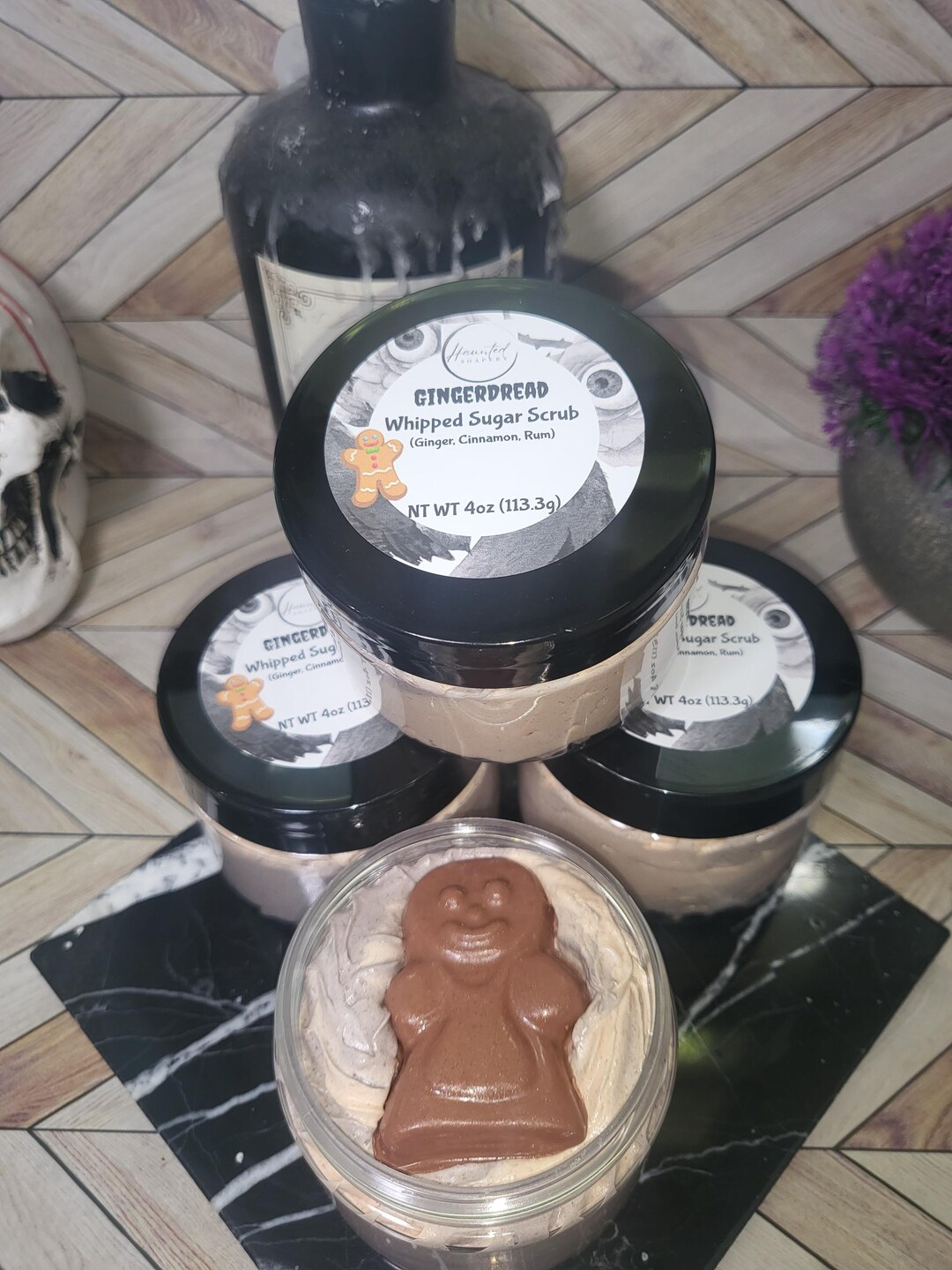 Gingerdread Whipped Sugar Scrub 4oz Jar - Etsy