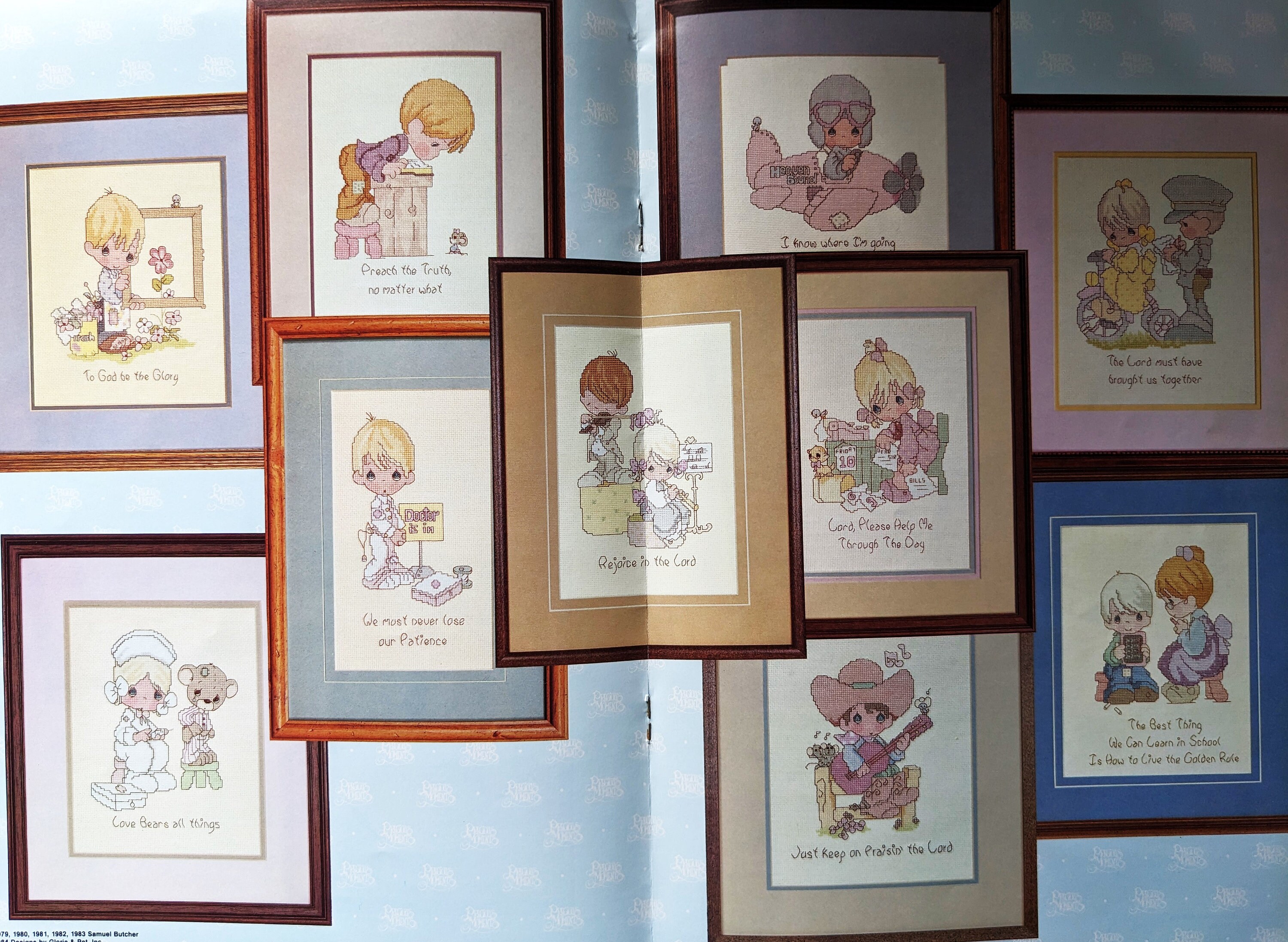 Precious Moments Cross Stitch Pattern Booklet OCCUPATIONS PM6 - Etsy