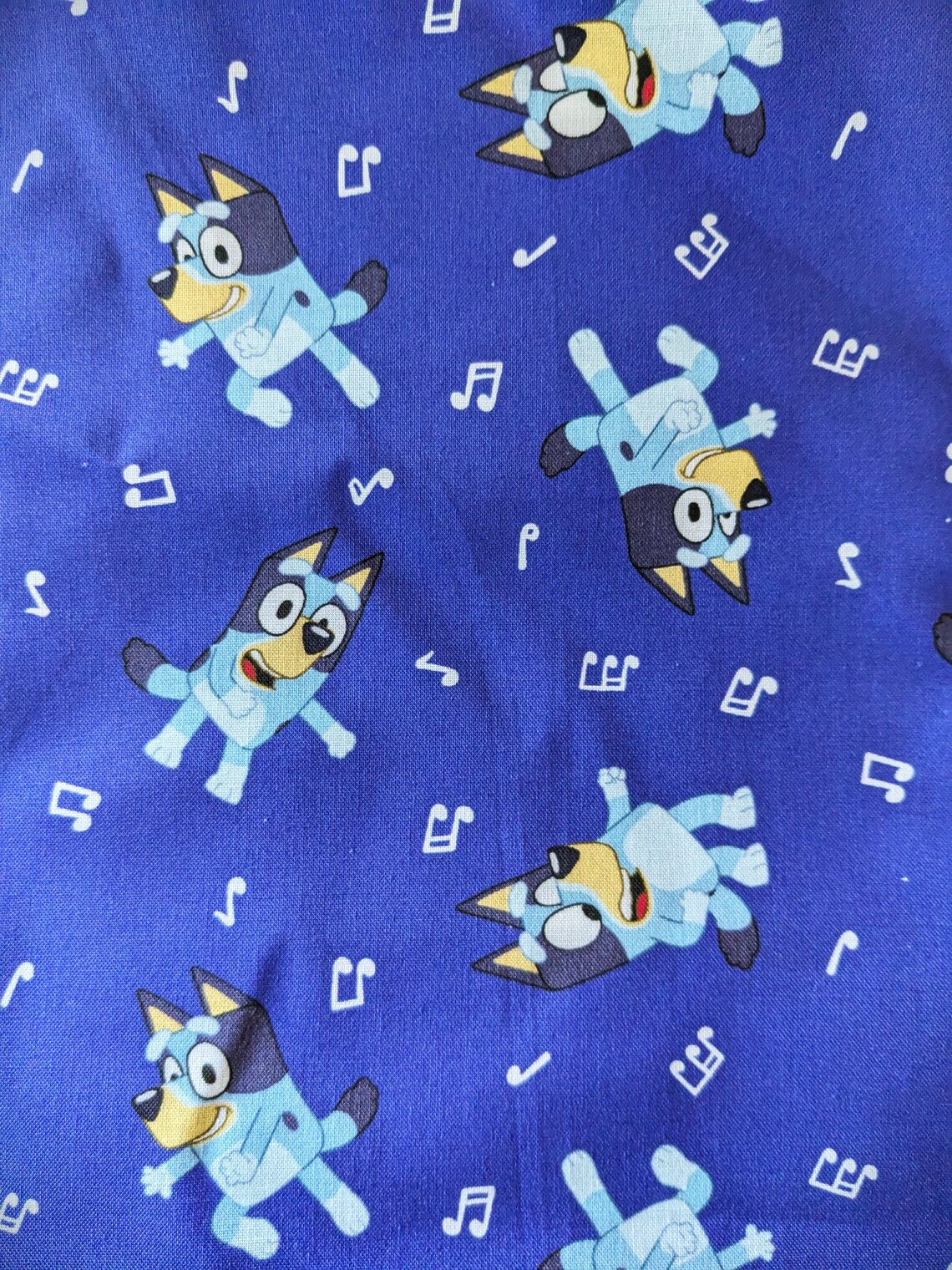 BLUEY Musical Fabric More Than 3 YARDS NEW - Etsy