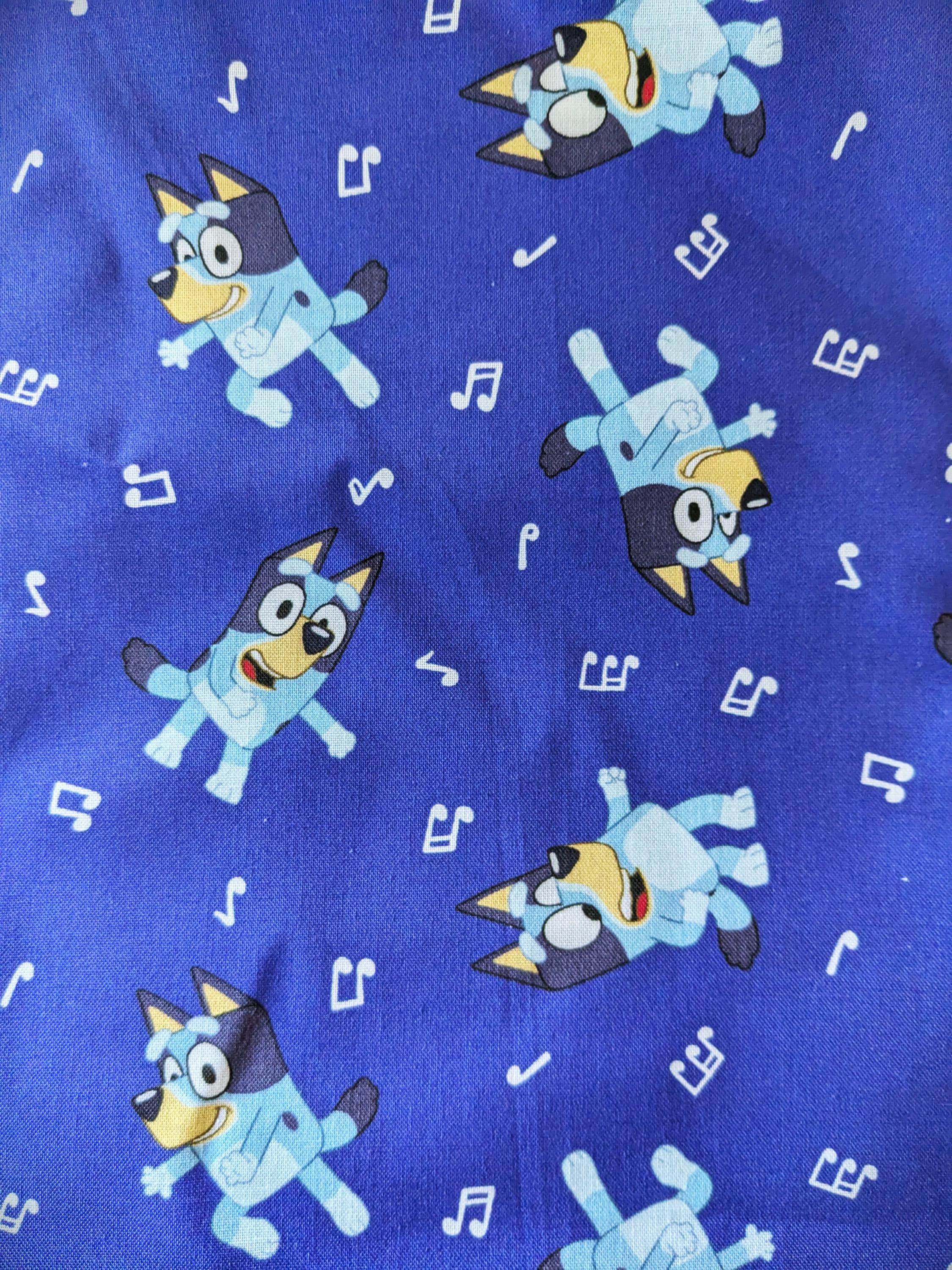 BLUEY Musical Fabric More Than 3 YARDS NEW - Etsy