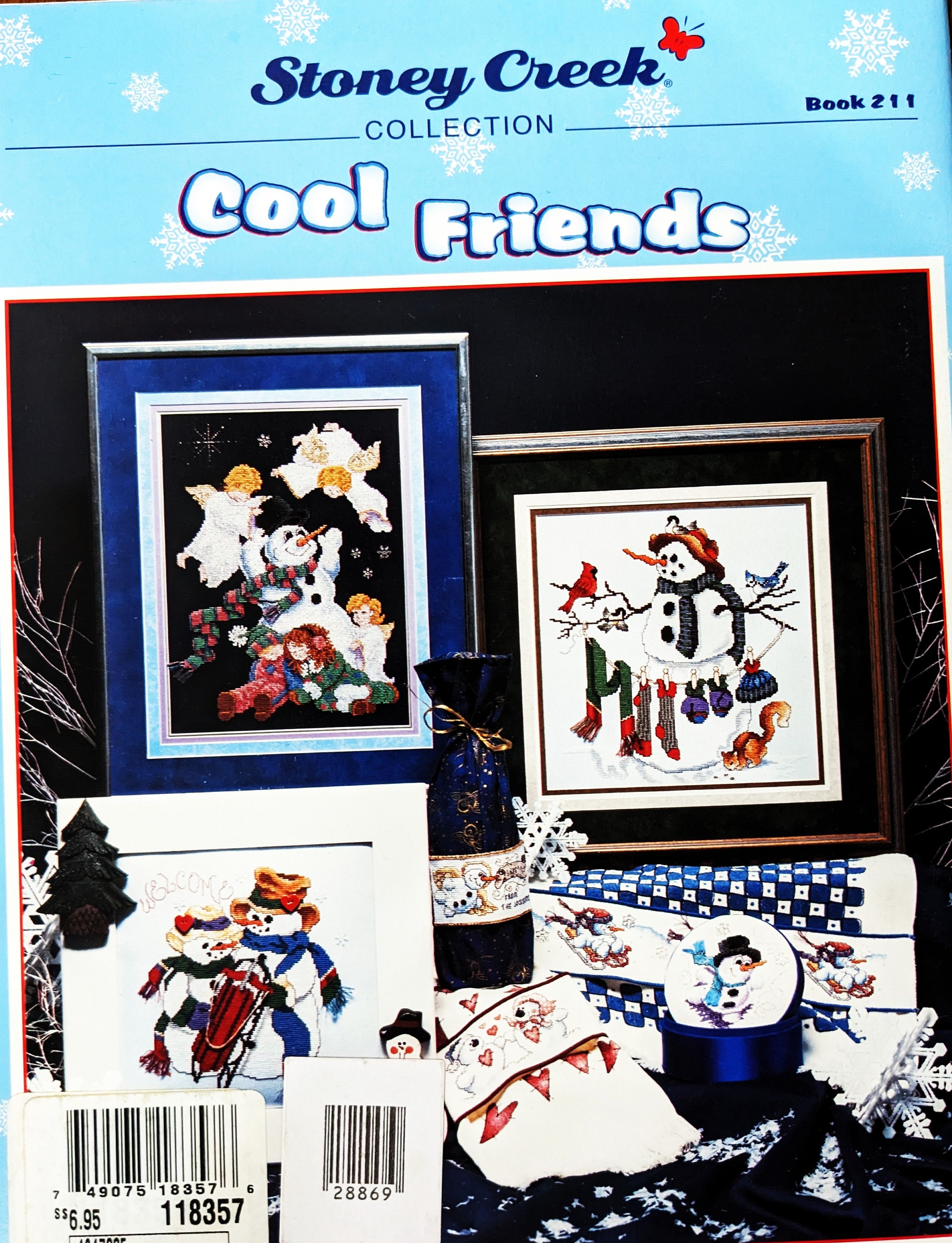 COOL FRIENDS Cross Stitch Pattern Booklet Stoney Creek Book 211 ...