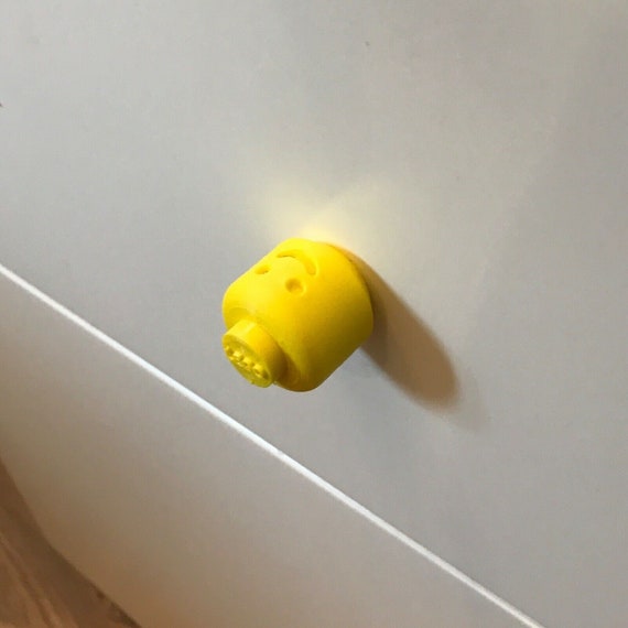 LEGO Head Style Drawer/cupboard Door Knob 3D Printed - Etsy UK