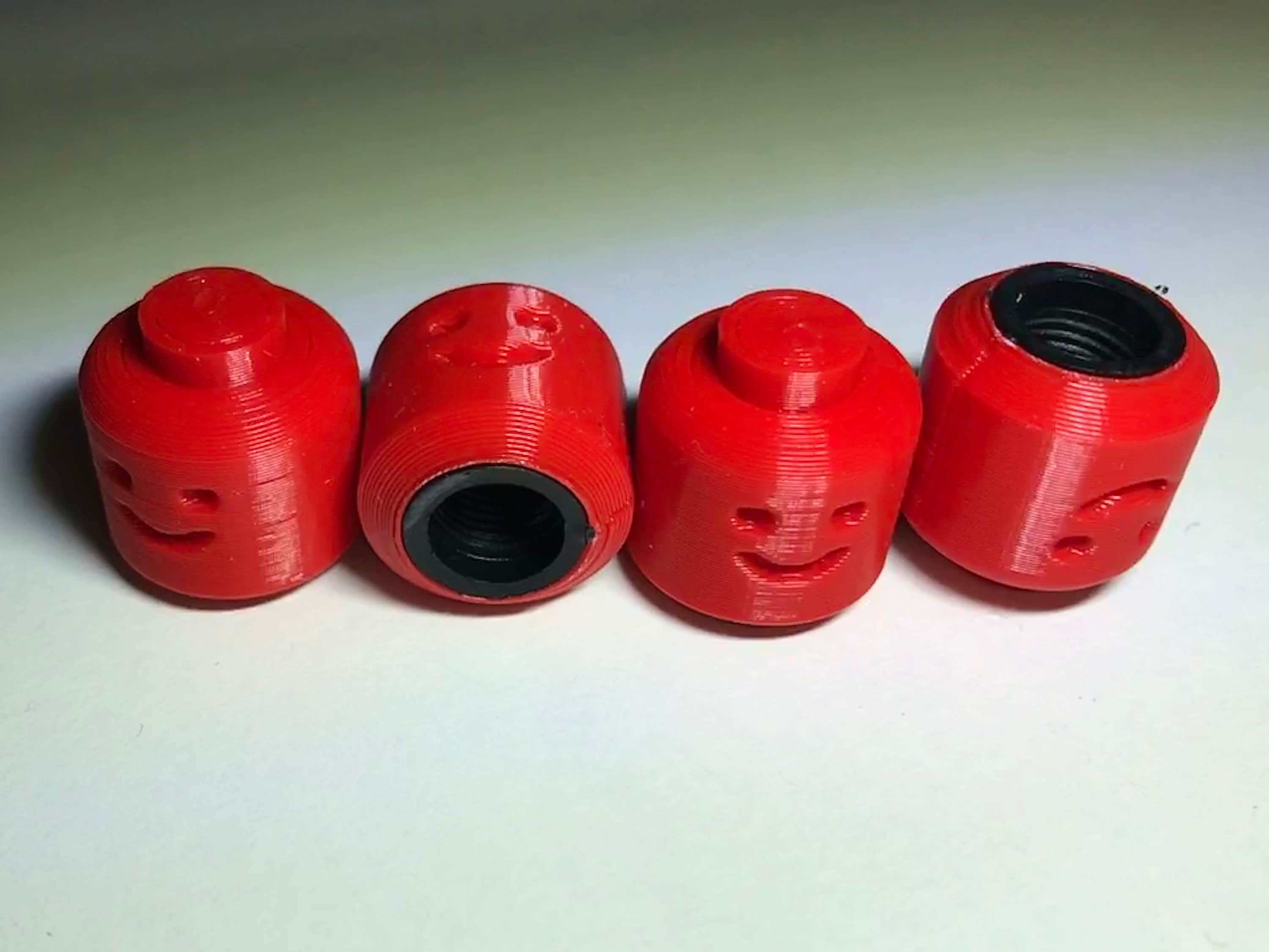LEGO Head Style Car/bike Wheel Tyre Valve Caps - Etsy