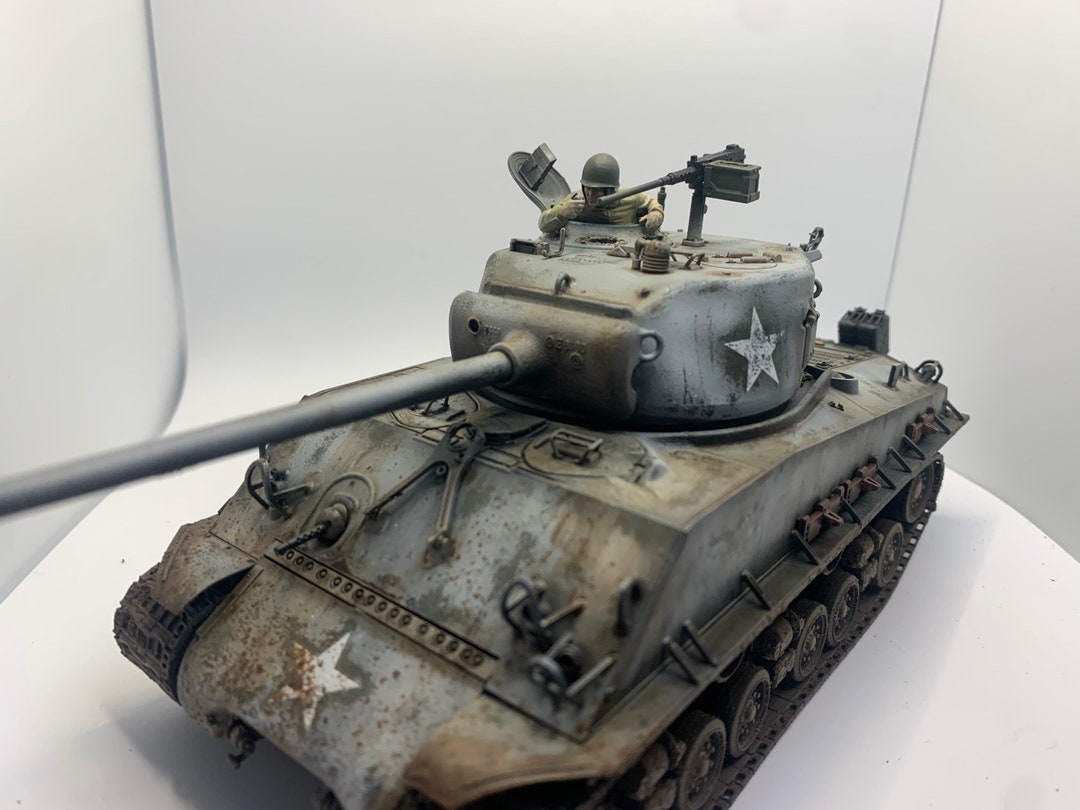 1/35 Finished Sherman M4A3E8 easy Eight Winter Camouflage - Etsy Australia