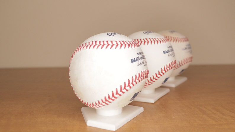 Baseball Display Stand / Baseball Desk Holder / Autographed Baseball ...