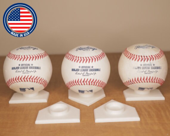 Baseball Display Stand / Baseball Desk Holder / Autographed Baseball ...