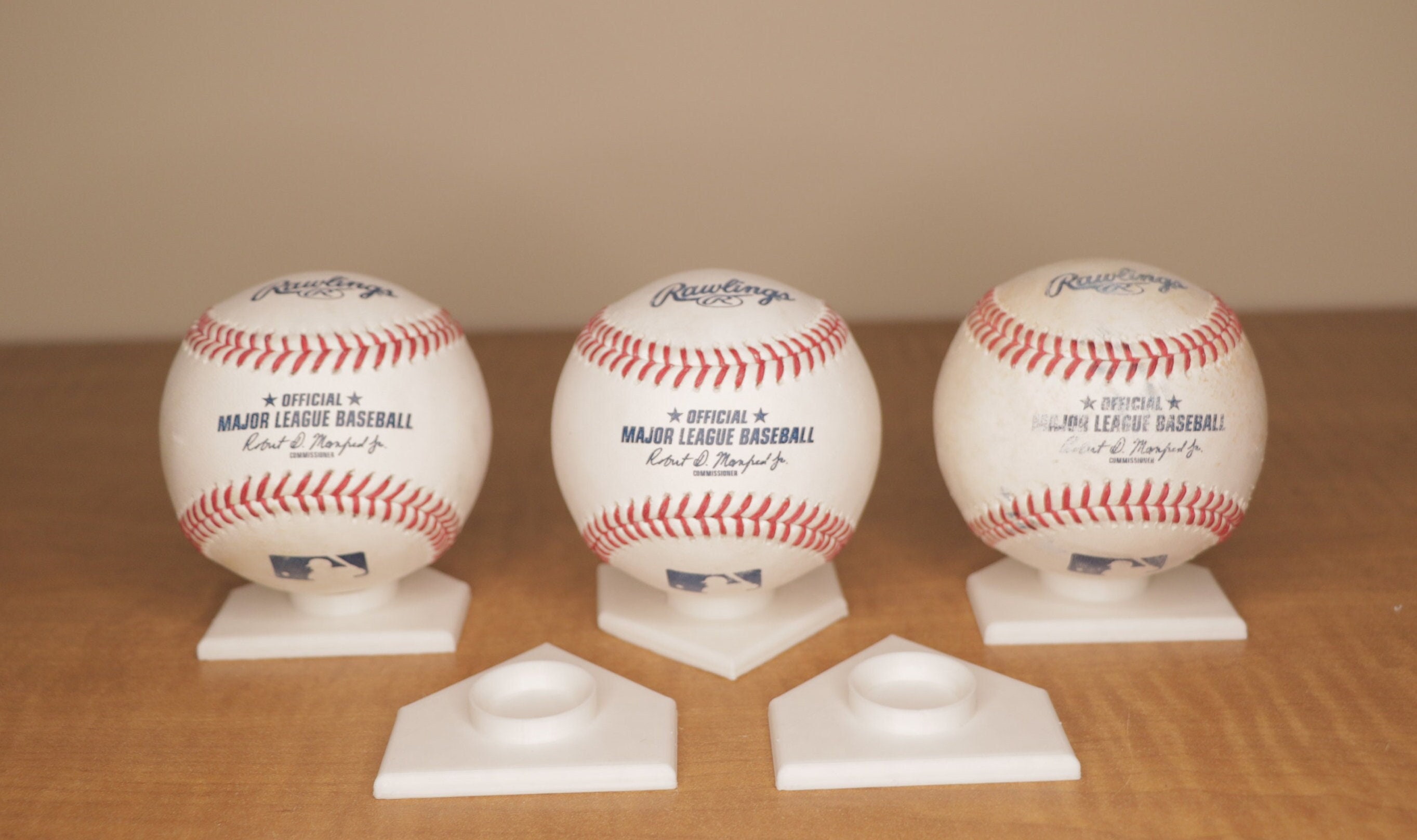 Baseball Display Stand / Baseball Desk Holder / Autographed Baseball ...