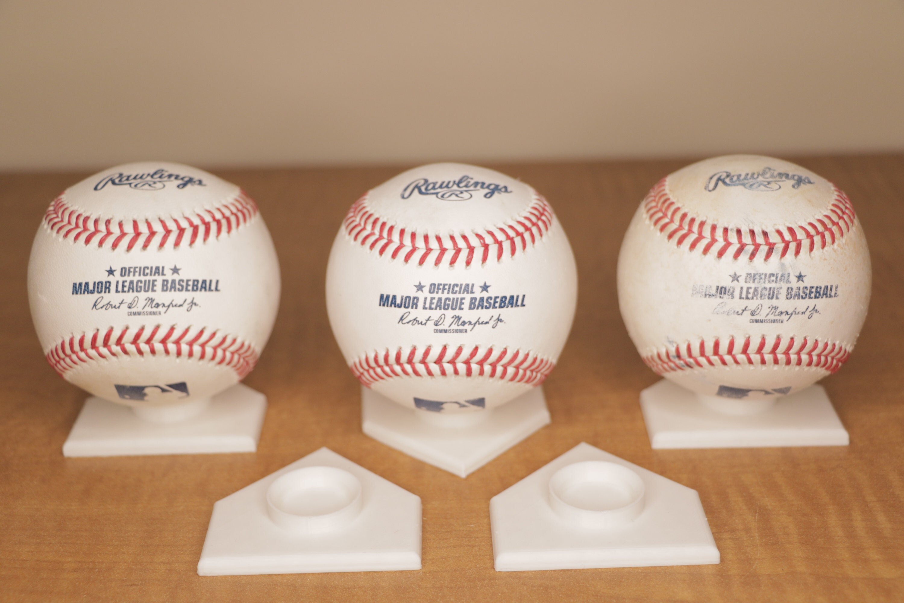 Baseball Display Stand / Baseball Desk Holder / Autographed Baseball ...