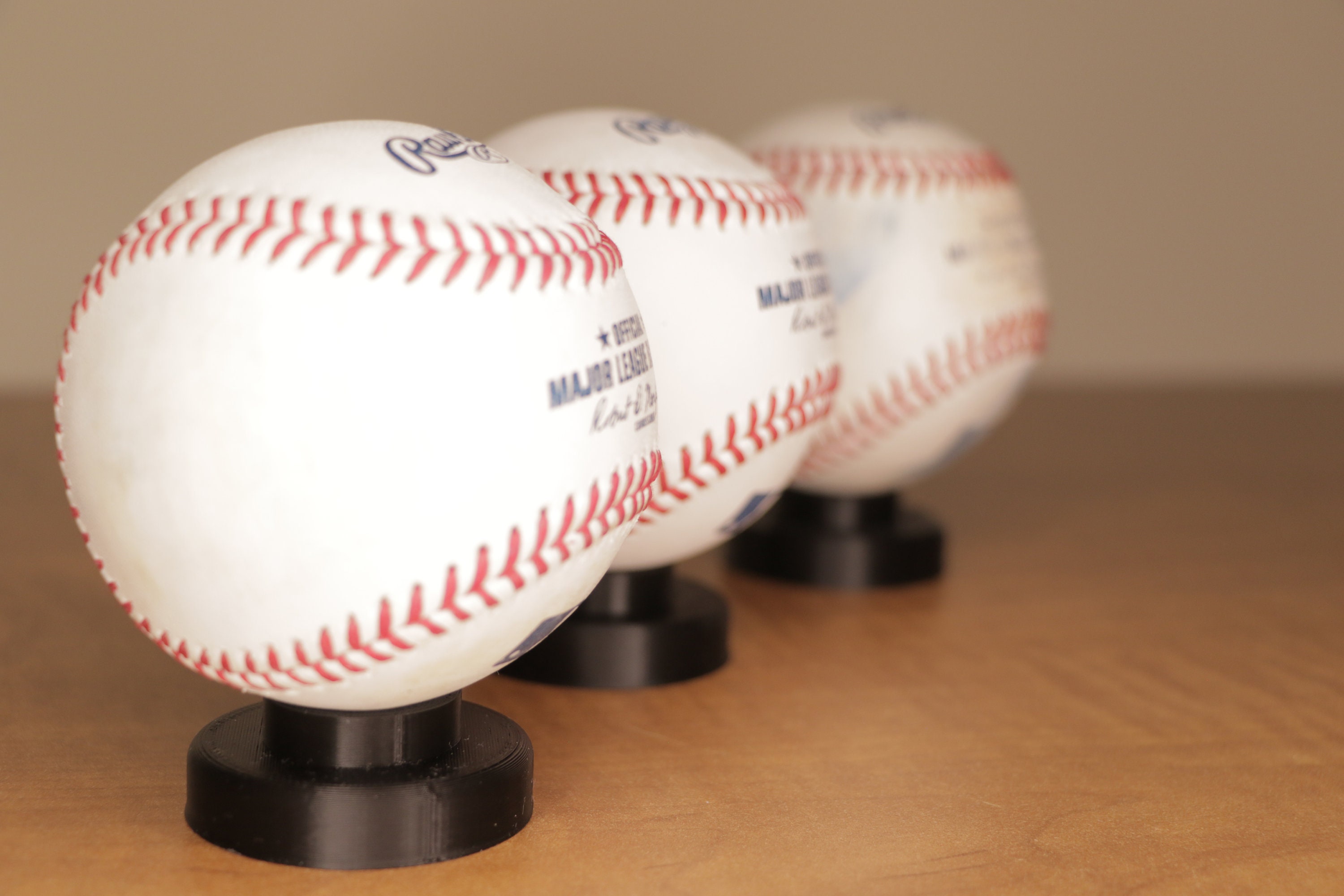 Baseball Display Stand / Baseball Desk Holder / Autographed Baseball ...