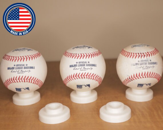 Baseball Display Stand / Baseball Desk Holder / Autographed Baseball ...