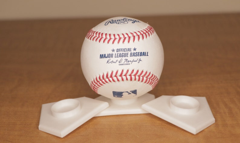 Baseball Display Stand / Baseball Desk Holder / Autographed Baseball ...