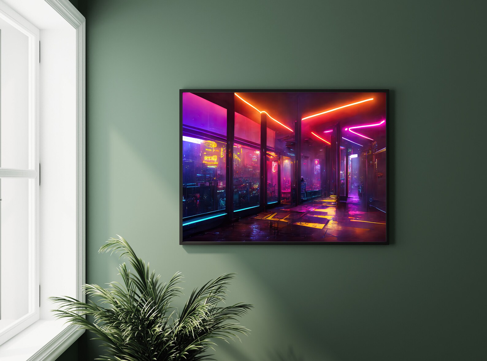 Vaporwave Poster Synthwave Wall Art Futuristic Retrowave - Etsy