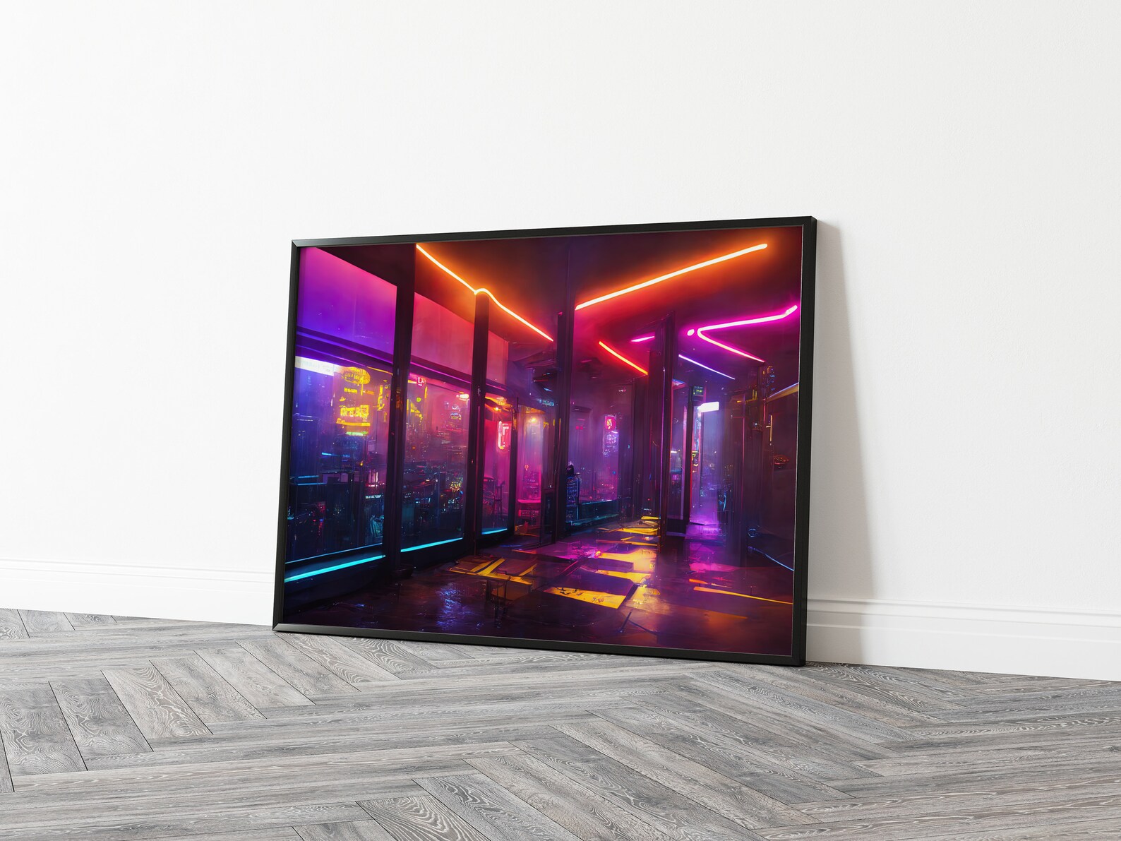 Vaporwave Poster Synthwave Wall Art Futuristic Retrowave - Etsy