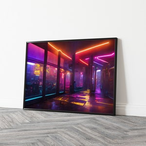 Vaporwave Poster Synthwave Wall Art Futuristic Retrowave 80s Nostalgia ...