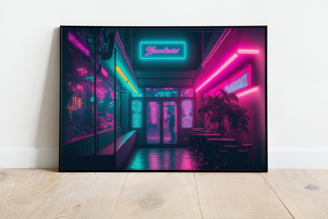 Vaporwave Poster | Synthwave Poster Decor | 80s Nostalgia Retrowave ...